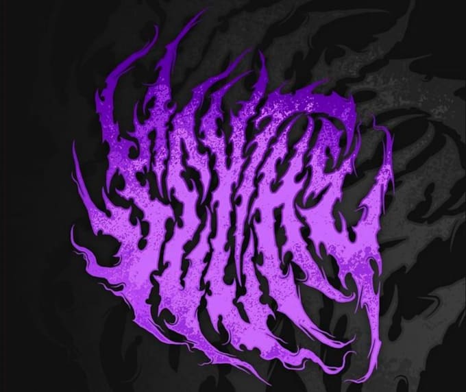 Draw black, slam, or death metal logo for your band by Rowan_beasley ...