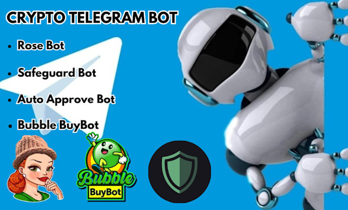 Setup telegram bot for your crypto telegram group by Milton453 | Fiverr