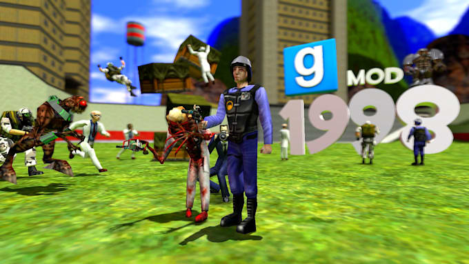 Make and port your gmod character 3d model garry mods vrchat avatar ...