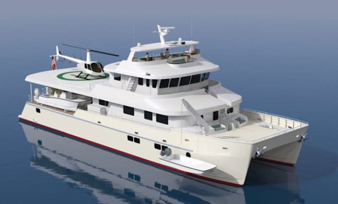3d ship model 3d yacht model hull 3d boat animation ship animation 3d ...