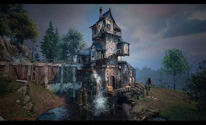 3d game environment unreal engine environment unreal engine game character by Visquest | Fiverr