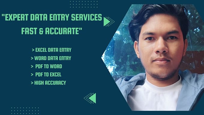 Do data entry work in ms office apps by Puruswtamadhik | Fiverr