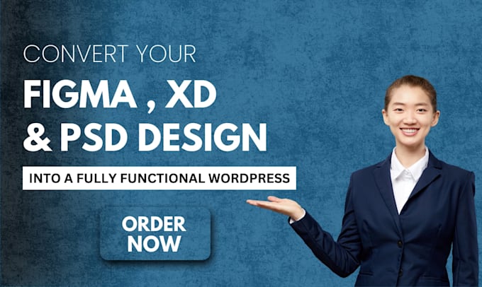 Convert your figma, xd, or psd design into a responsive wordpress website by Shigrirazz21 | Fiverr