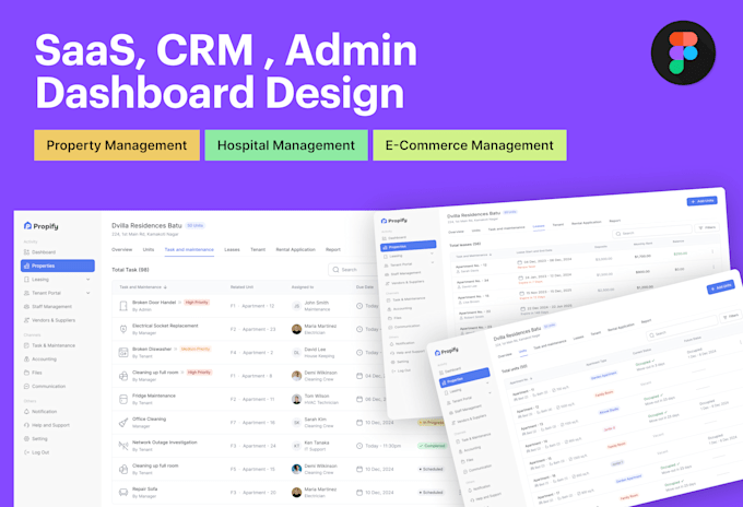 Design software management dashboard, saas, and admin panel by Rahul ...