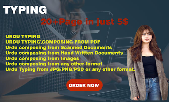 Do urdu typing in inpage urdu typing in ms word ms office by Elongraphics | Fiverr