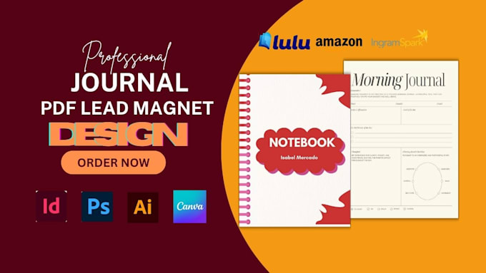 Design canva workbook, notebook, ebook, pdf lead magnet, custom journal by Dayotolu255 | Fiverr