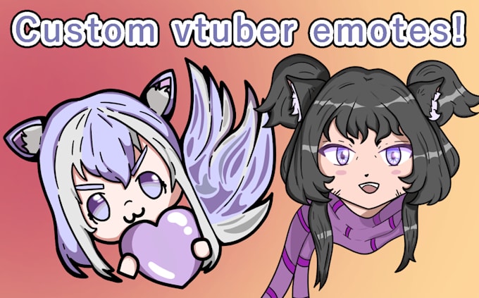 Draw custom twitch emotes by Haayd3ndraws | Fiverr