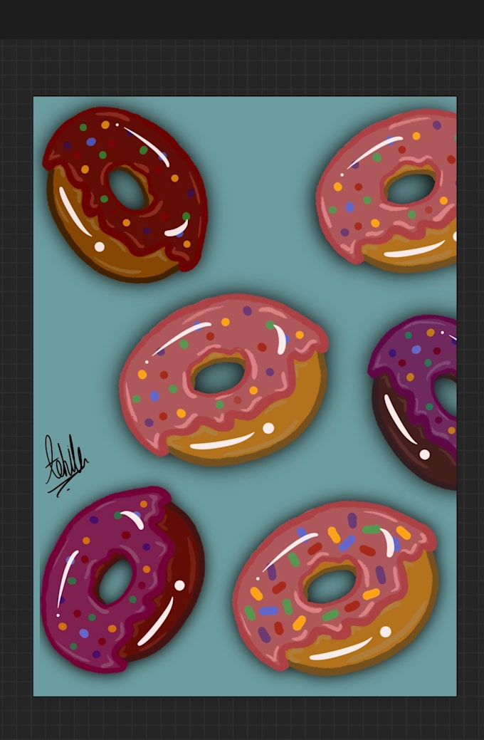 Create a custom hendron portrayed using ipad art by Tehila001 | Fiverr