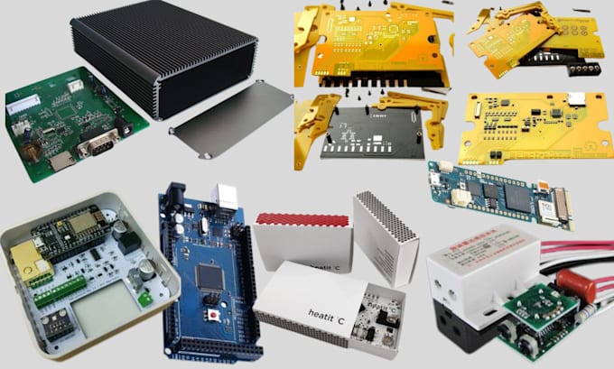 Pcb enclosure design pcb product case layout autodesk eagle mold for 3d ...