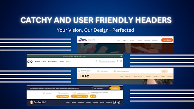 Make custom header and footer for your wordpress website by Webrndexperts | Fiverr