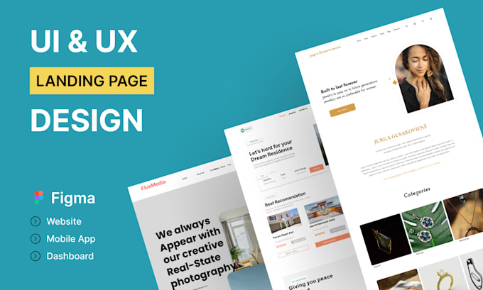 Design website design,website design figma,and responsive figma website by Sowmik_uxui | Fiverr