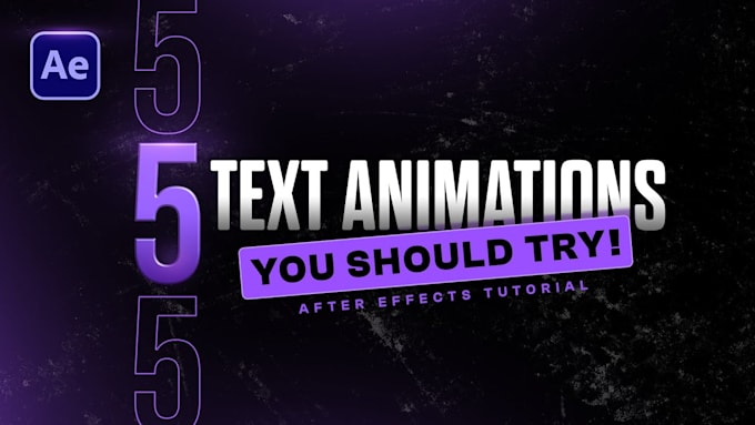 Create text animation and animate video by Deneth_ni | Fiverr