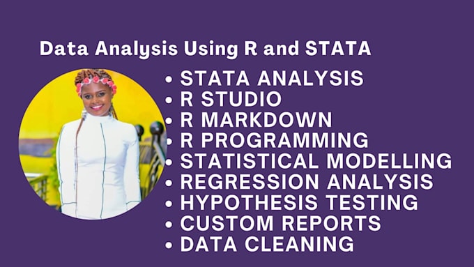 Perform data analysis and econometrics with stata r python and eviews by Jane_james123 | Fiverr