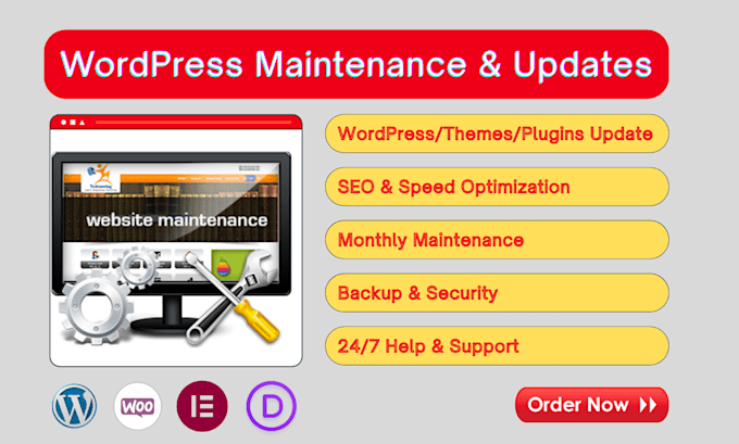 Provide wordpress website maintenance, updates and support by ...