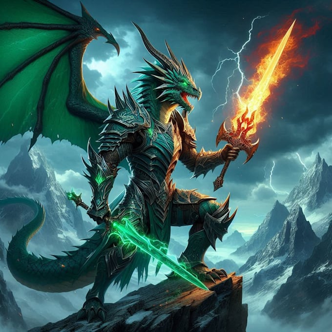 Draw your custom dnd character by Coyaubloo | Fiverr