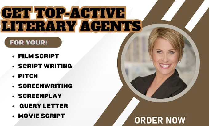 Find top active literary agent for your movie script, feature film ...