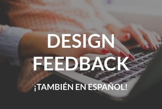 Review your design and give you feedback by Naavii_ | Fiverr