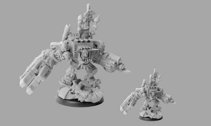 Sculpt 3d warhammer 40k model dnd miniature 3d figurine 3d action ...