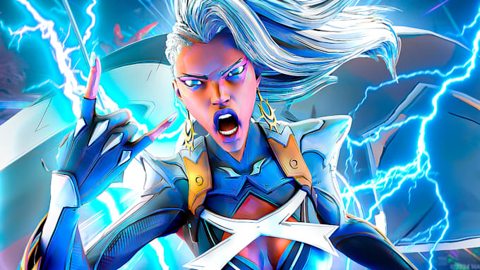 A professional marvel rivals 3d thumbnail by Guicostafx | Fiverr