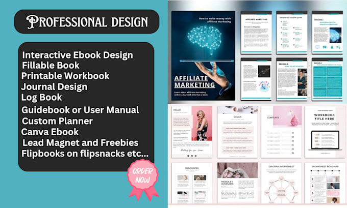 Design fillable book, journal, interactive book, printable workbook ...