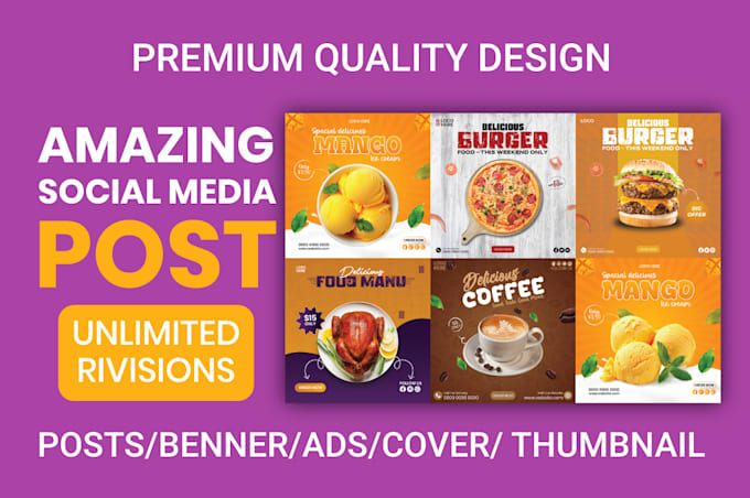Design an amazing social media flyer, instagram, facebook, banner ad ...