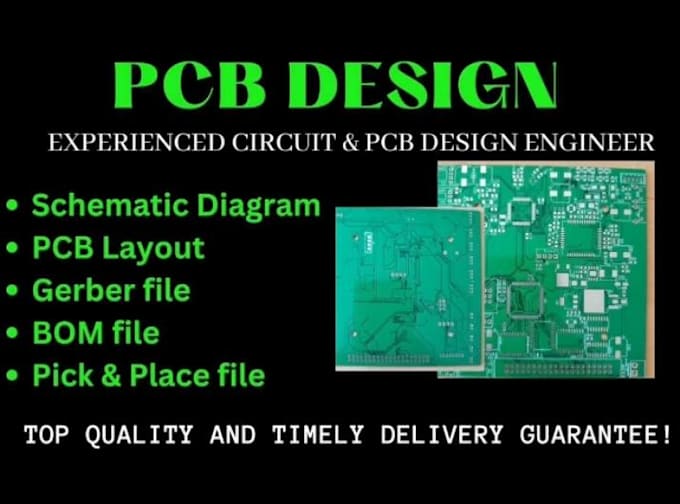 Design pcb boards, schematics and prototypes using altium, kicad, easyeda by Mr_expert21 | Fiverr