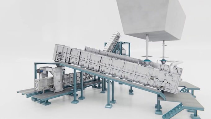 Do manufacturing plant animation 3d industrial animation factory ...