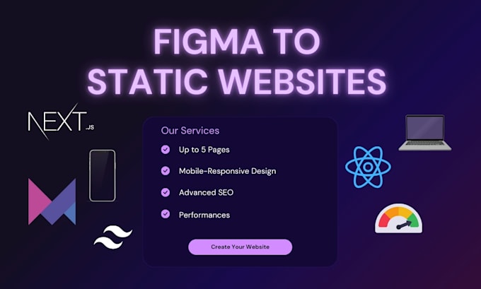 Slice your figma design into responsive landing page with nextjs and tailwindcss by Natura ...