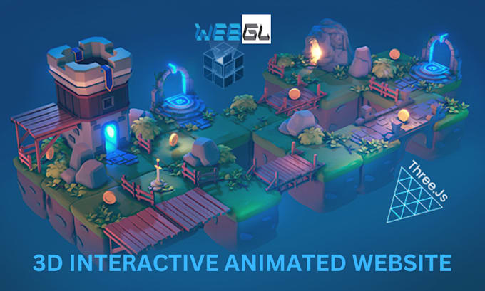 Create interactive 3d website animation with three js, r3f, webgl, gsap ... Create interactive 3d website animation with three js, r3f, webgl, gsap ...