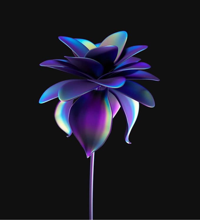 Do 3d flower animation 3d flower design 3d cgi vfx animation 3d plant ...