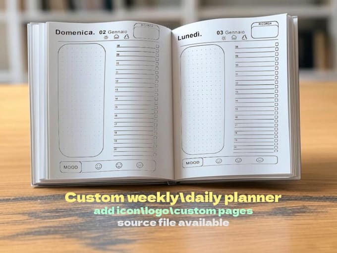 Create a custom agenda tailored for your needs by Michelegiordan | Fiverr