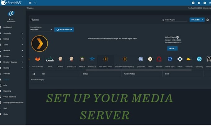 Set up plex media server with emby, jellyfin, radarr and sonarr ...