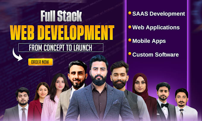 Custom full stack website development, full stack web developer by ...
