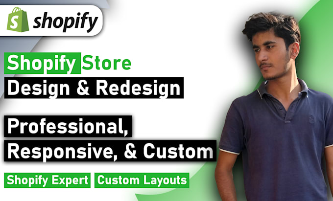 Design or redesign your shopify store for a pro look by Mi_devv | Fiverr