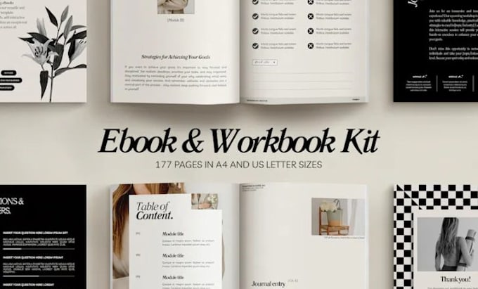 Create editable german canva ebook layout design workbook formating ...