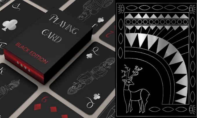 Design custom playing card template design trading card game illustration by Chika_cards | Fiverr