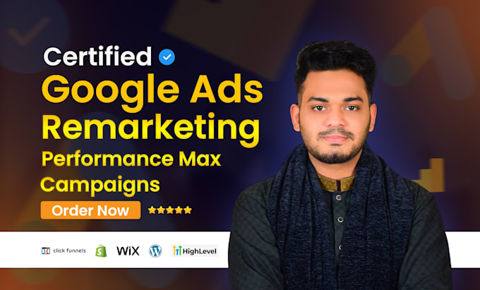 Setup google ads retargeting ads, dynamic remarketing ads, performance ...