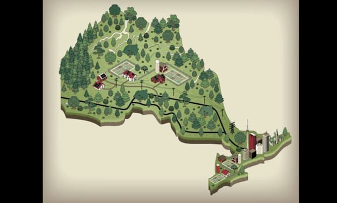 Draw 2d vector map site map site plan city map design, property map ...