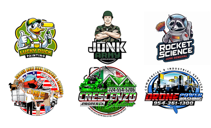 Creative and unique mascot logo design by Graphicallab872 | Fiverr