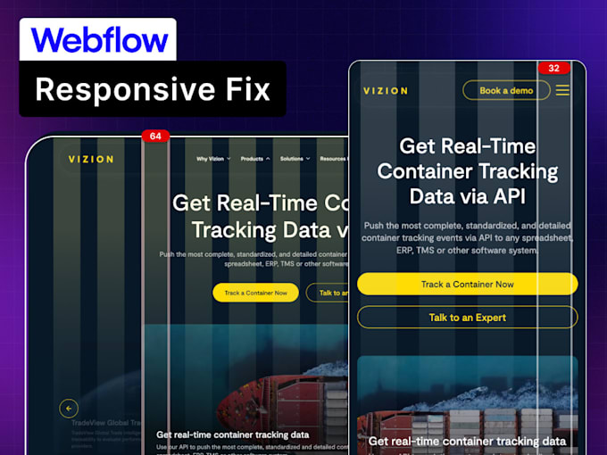 Fix webflow website responsiveness by Rob_t_webflow | Fiverr