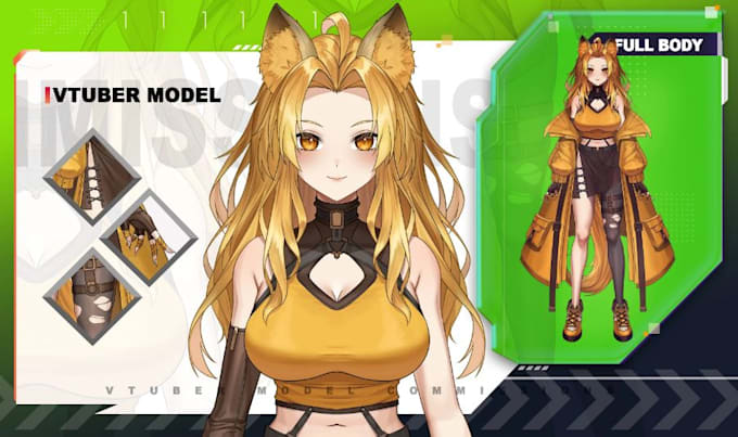 Draw anime original character, pfp, fanart, vtuber, concept art, anime ...