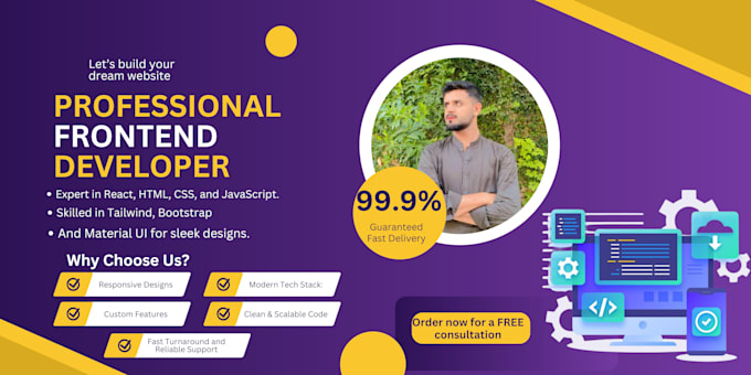 Create modern reactjs frontend website by Masimkhan_dev | Fiverr
