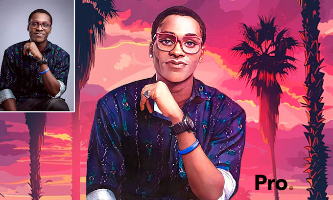 Gta style cartoonish art portrait and caricatures by Nasir_graphics ...