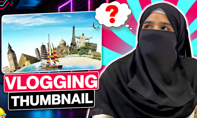 Make vlog thumbnails for you by Mhamzabakali | Fiverr