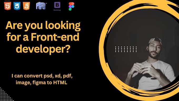 Convert figma, psd, xd, pdf, sketch to html or website as your expectation by Soiku_sarf | Fiverr