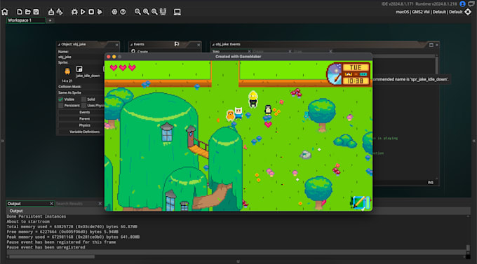 Develop a 2d pixel art game in gamemaker studio by Cosmini0 | Fiverr