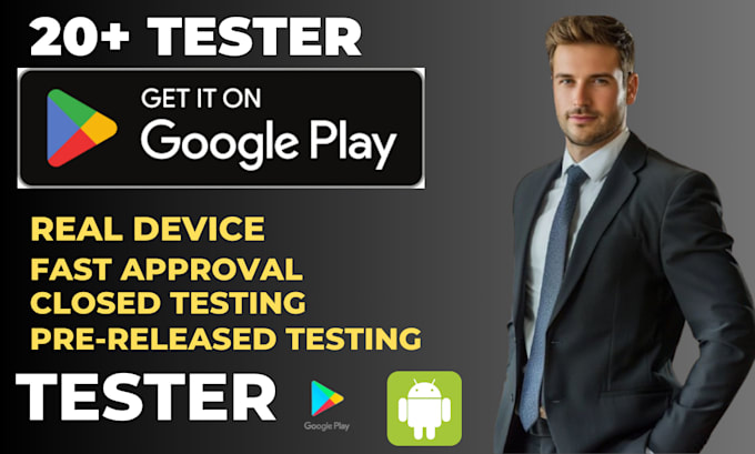 Provide 20 active testers for google play console closed app testing ...
