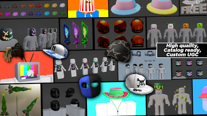 Create you a roblox ugc hat by Landofmilk | Fiverr