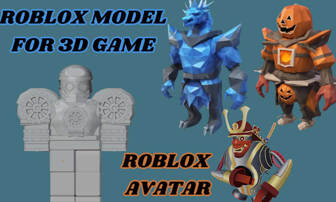 Create a roblox model, roblox builder, 3d asset, clothing, avatar for ...