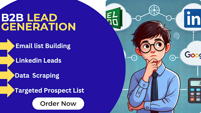 Do email list building and b2b lead generation by Inshalofficial | Fiverr